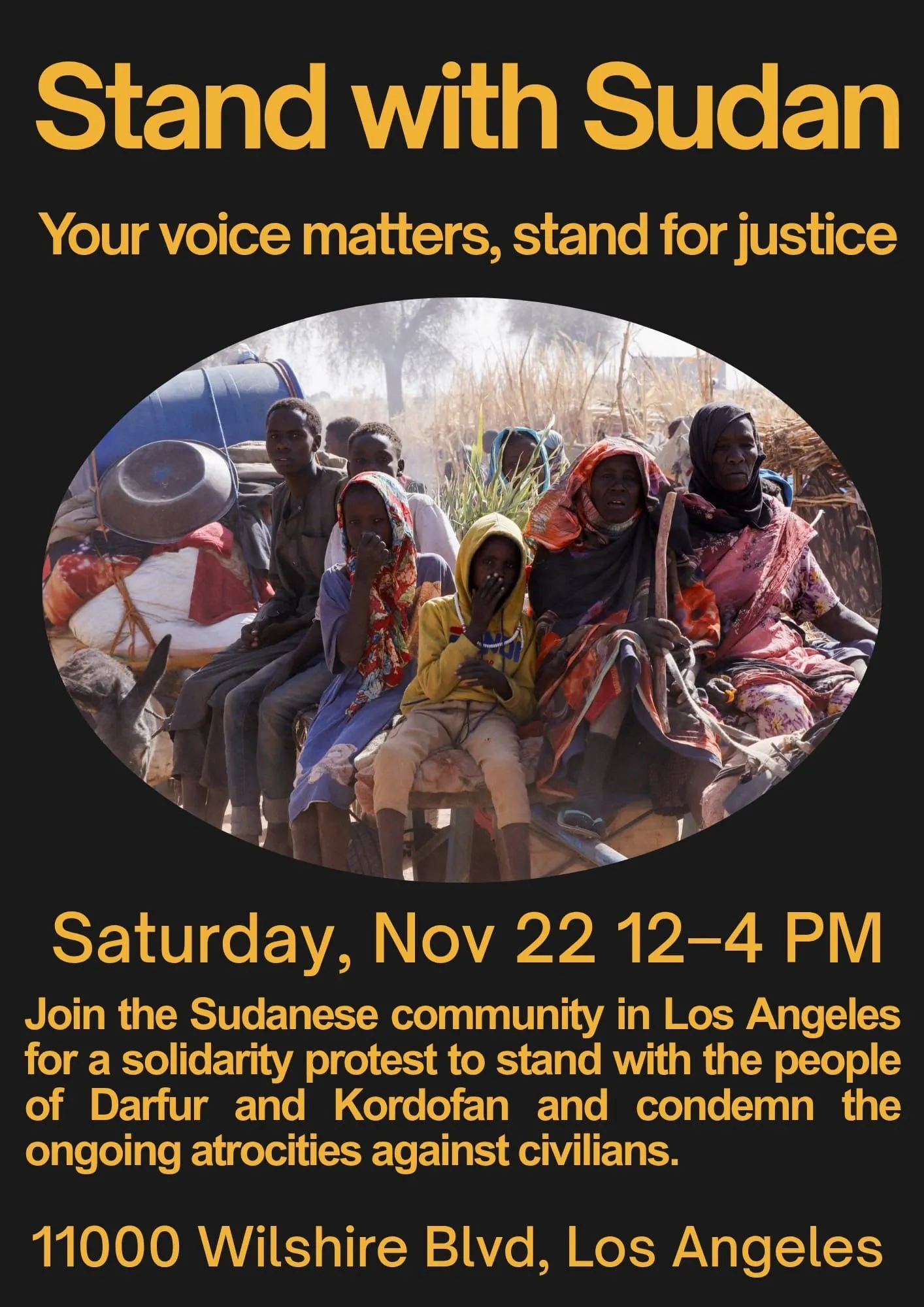 L.A. Stands with Sudan: Community Rallies Against Atrocities in Darfur ...